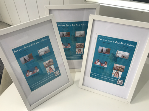 Office Reset Poster White Frame A4 | Wisehealthyliving