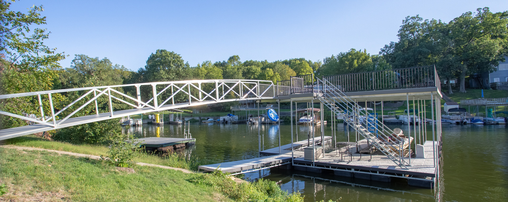 Williams Lakefront Construction | Custom Boat Docks | Flat Roof Docks