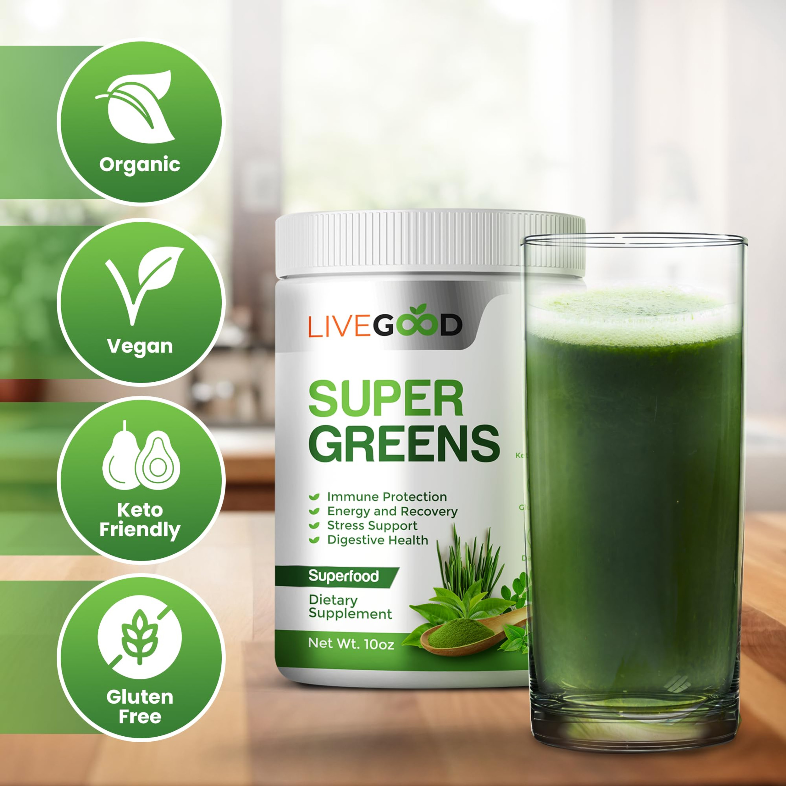 Organic Super Greens | Livegood