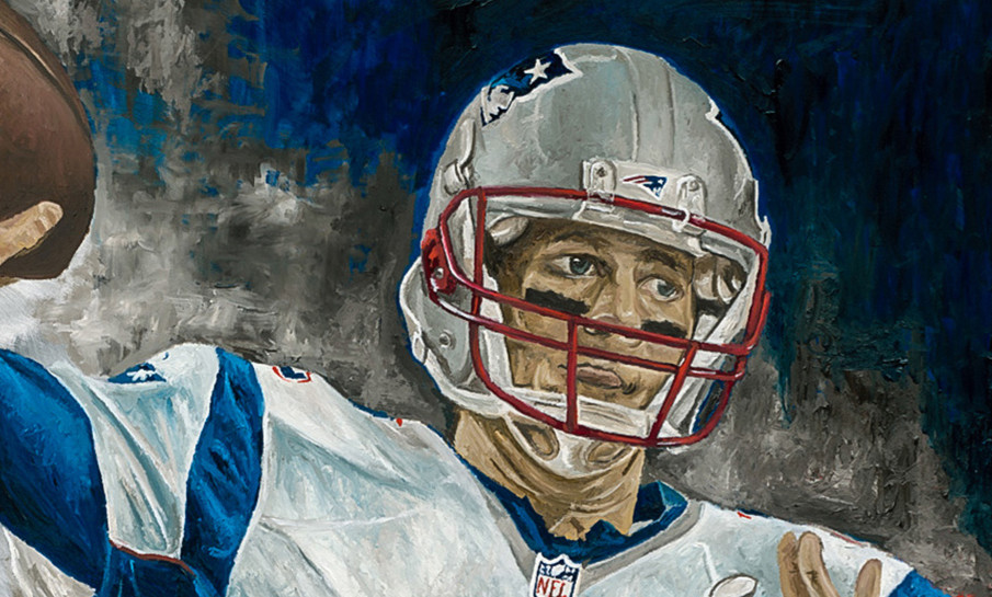 Tom Brady "Chasing Greatness" | courson-fine-art