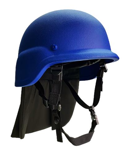 1.1.1. Police UN Blue Combat PASGT Bulletproof Helmet with Neck ...