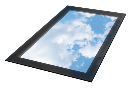 Frameless flat 1500mm x 1500mm - Frameless Flat Skylight | Express ...
