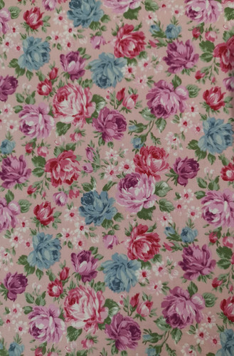 Japanese Cotton - Sevenberry Fabrics - Rococo Roses - Pale Pink & Multi ...