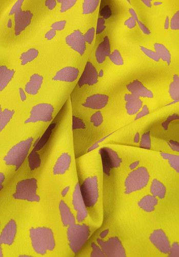 ONLINE ONLY - Remnant - 3 Meters - Poly Crepe - Abstract Print | Carlow ...