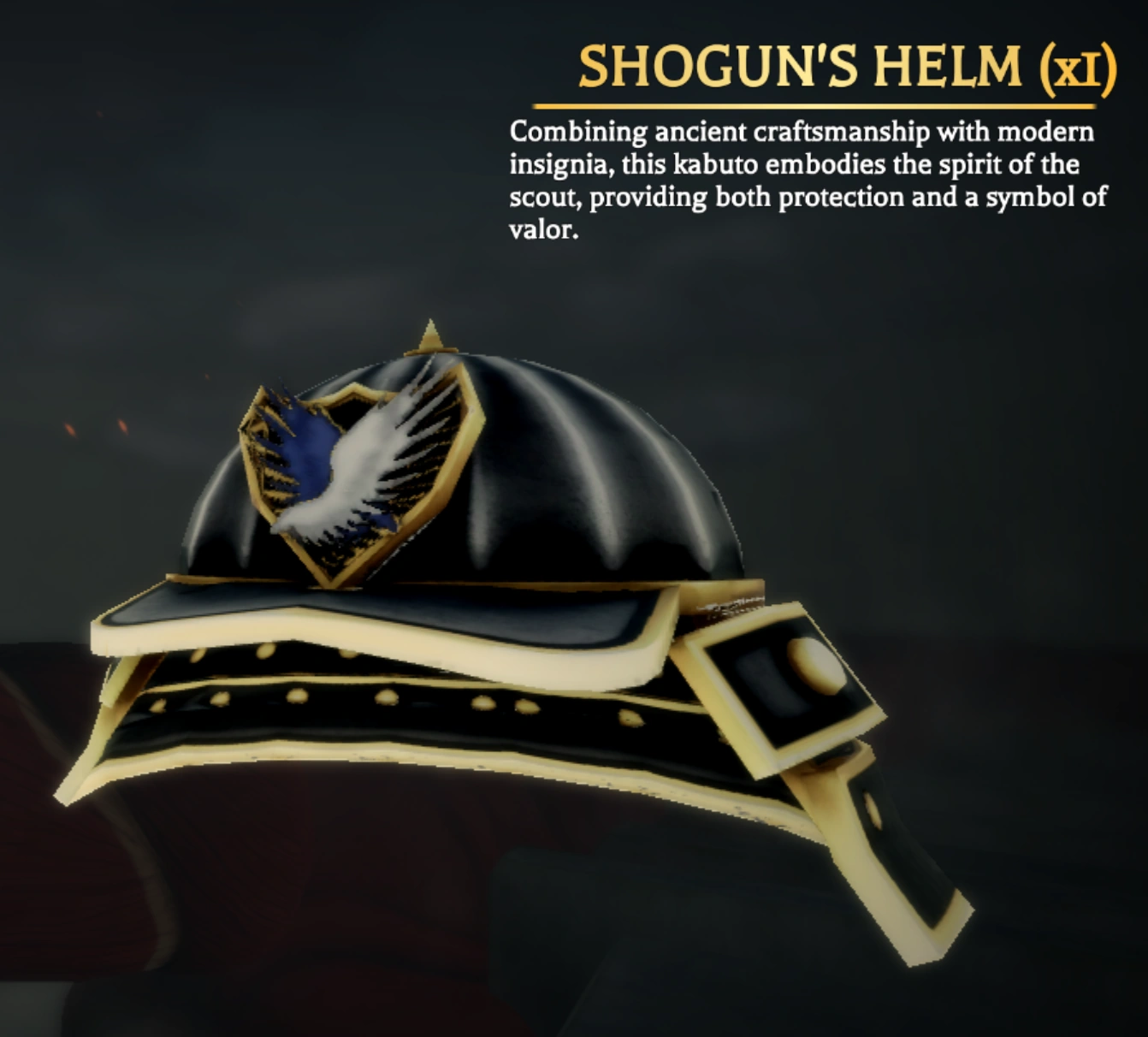 Shogun’s Helm (Attack on Titan Revolution) - Vaulted Values X