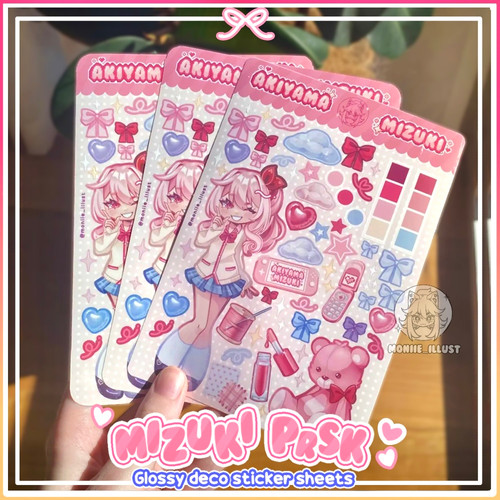 Mizu Deco Sheet | Moniieillust