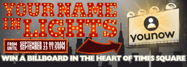 YOUR NAME IN LIGHTS!