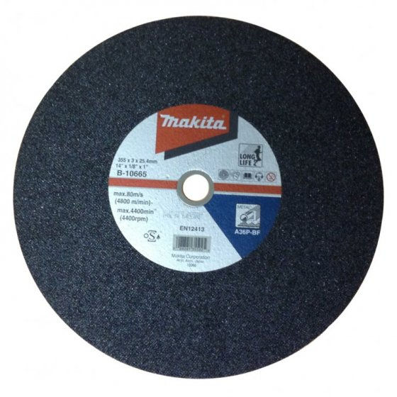 MAKITA 355MM ABRASIVE METAL CUT-OFF SAW CUTTING DISC PACK / 5 | mysite