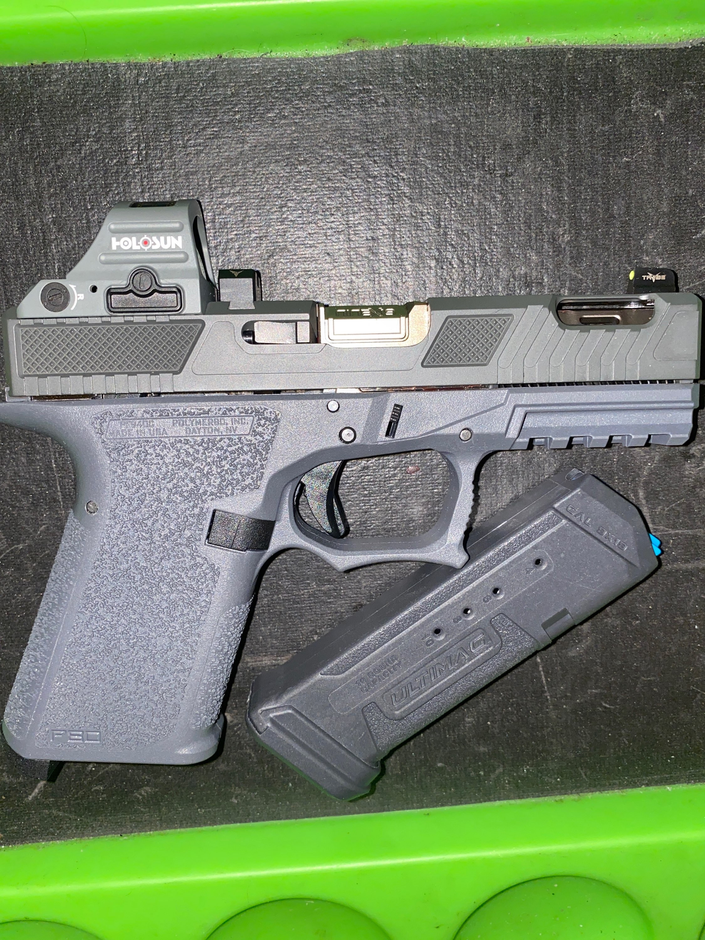 Here’s The Grey Area G19 build! I started with the grey fram | Glock ...