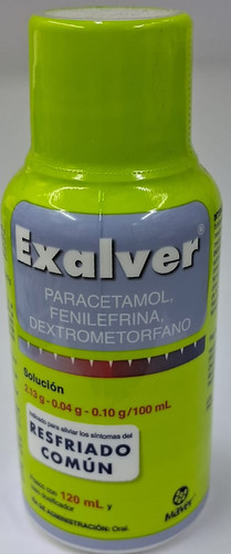 Exalver Resfriado Común Solución 120mL | Farmametropolis