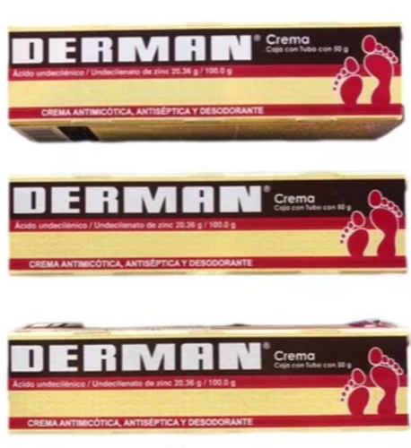 Derman, Caja Con Tubo Crema 50G cada una, 3 Piezas | Farmametropolis