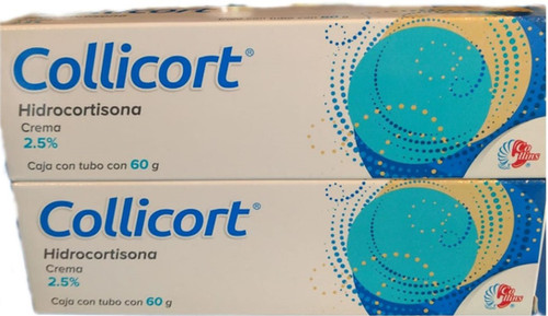 Collicort Crema 2.5% 60g,Hidrocortizona Pack 2Pzas | Farmametropolis