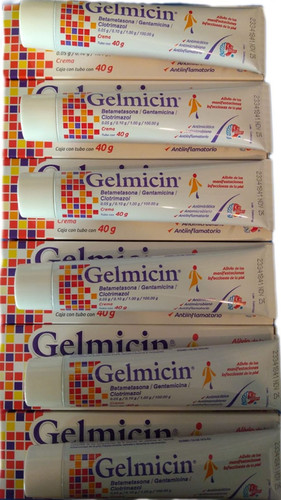 Gelmicin 40g Betametasona/Gentamicina/Clotrimazol Pack 6Pzas ...