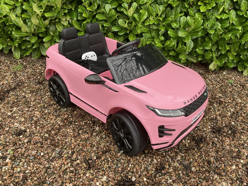 12v Licensed Range Rover Evoque Ride on Jeep 4 Wheel Drive - Pink ...
