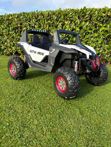 Electric Ride On 24v UTV Max Power MX - White | ChildWood Play