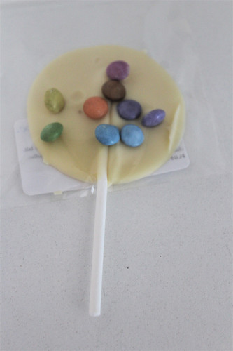 Sucette crousti choc au chocolat blanc | Maison Demeules