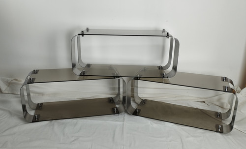 Bouts de canapé/étagères Donald SINGER circa 1970 | antikes