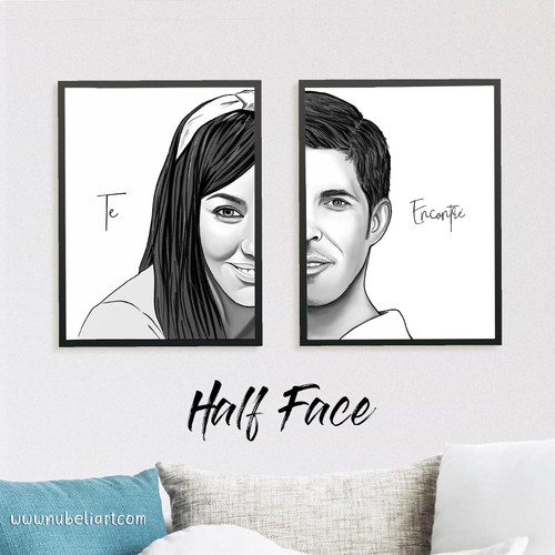DIGITAL: Half Face | Nubeliart