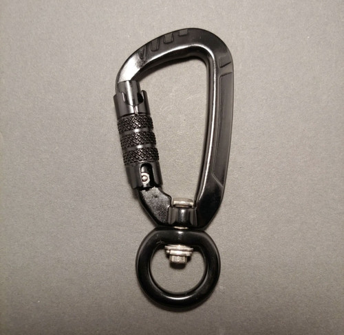 Aluminium Self Locking Swivel Carabiner | Twisted Bay Tools