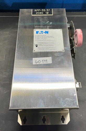 Eaton DH361FWK 30 Amp 600v Fusible Safety Switch Disconnect Stainless ...