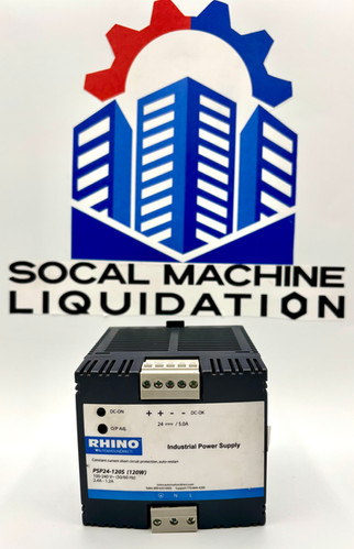 Rhino / PSP24-120S / Industrial Power Supply 100-240VAC 2.4A-1.2A 24VDC ...
