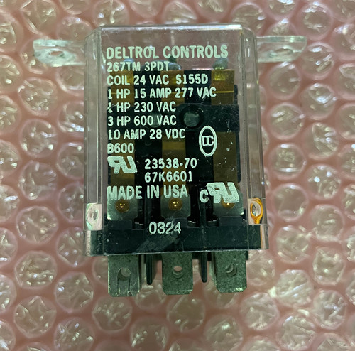 Deltrol Controls 267TM 3PDT/ Relay | SOCAL MACHINE LIQUIDATION