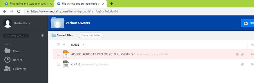 Dangerous File Blocked Mediafire | Solucion |Rusbelito