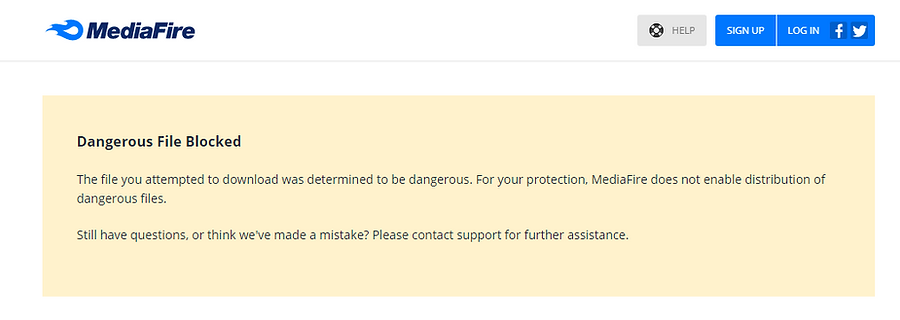 Dangerous File Blocked Mediafire | Solucion |Rusbelito