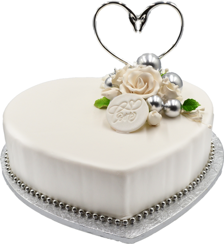 LOVE HEART KTA-73 W | Cake Flora