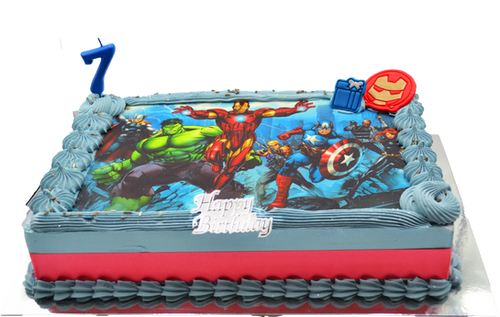 AVENGERS PRINT KTA-03 | Cake Flora