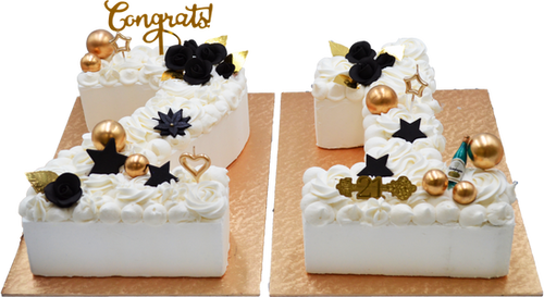 21ST NUMBER CAKE KTA-60 | Cake Flora