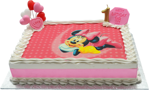 MINNIE PRINT KTA-25 | Cake Flora