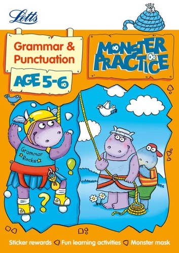 Letts Monster Practice: Grammar and Punctuation Age 5-6 | schoolboxplus