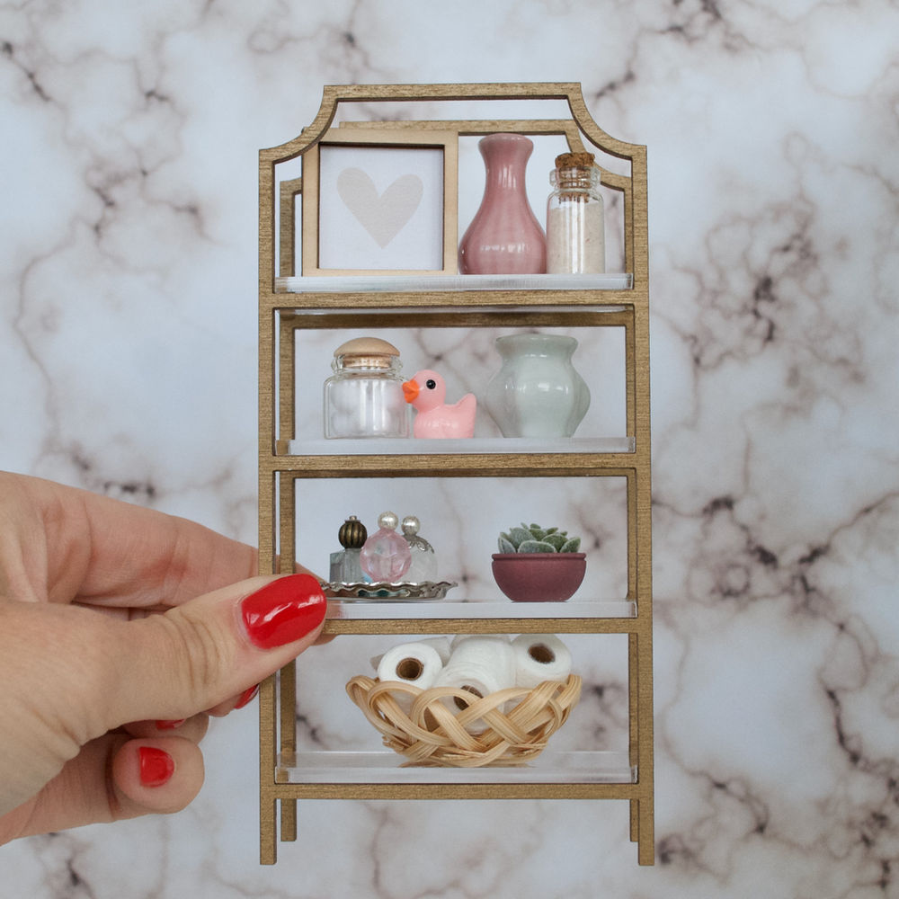 DIY Kit: Gold & Glass Shelves