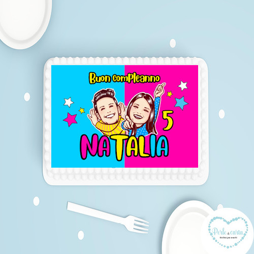 ME CONTRO TE cialda torta | Perle di Carta