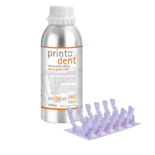 Pro3dure printodent GR-10 guide | MSI | Galassia3d 2024