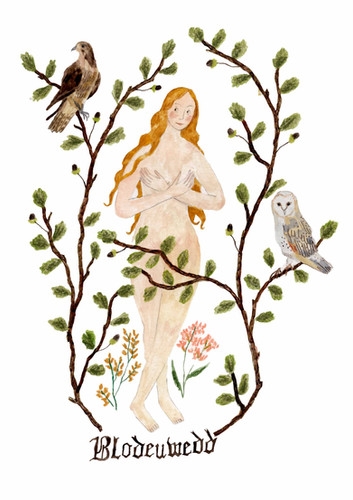 Blodeuwedd Print | Lolly Skura