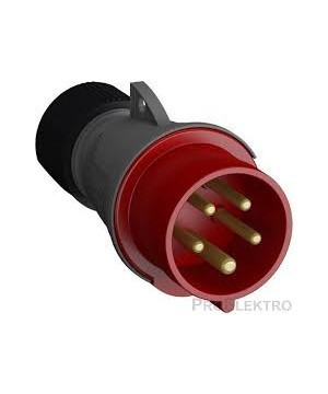 ABB INDUSTRIAL PLUG 432EP6 3P + N + E 32A IP44 - 346-415 V | Aksel