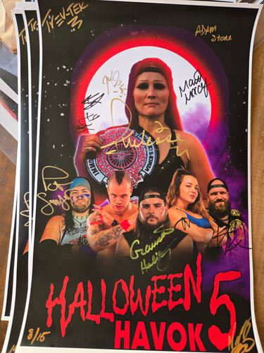 Halloween Havok 5 Limited Poster | Immortal Wrestling