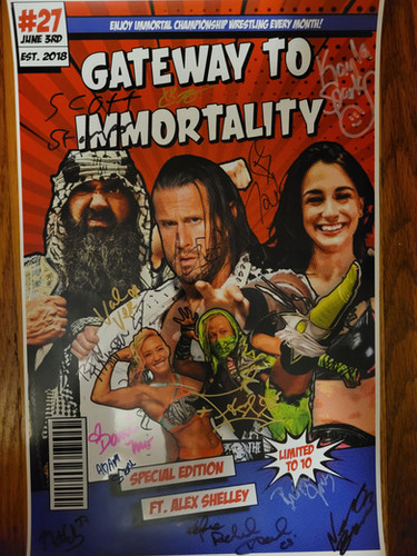 Gateway To Immortality Signed Limited Edition Poster | Immortal Wrestling