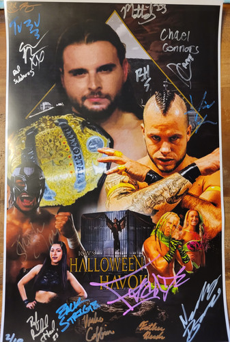 Halloween Havok 4 Signed Limited Edition Poster | Immortal Wrestling