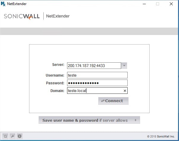 Instalação e Configuração do NetExtender no Windows