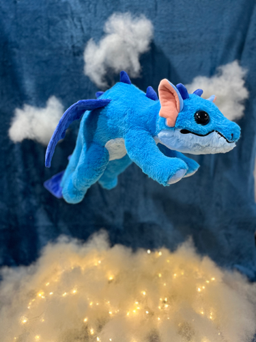 Blue gremlin dragon | Lily Moon Designs