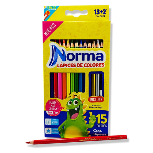 Colores 13+2 Norma | Papeleria La Gaviota