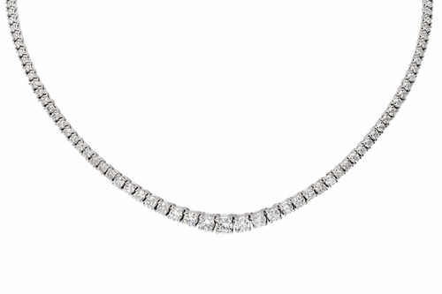 Diamond Riviera Graduated Necklace | ESSKAY GEMS