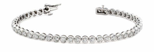 Diamond Bracelet Bezel Set | ESSKAY GEMS