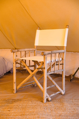 Bamboo directors chairs | Pitch'n Tents