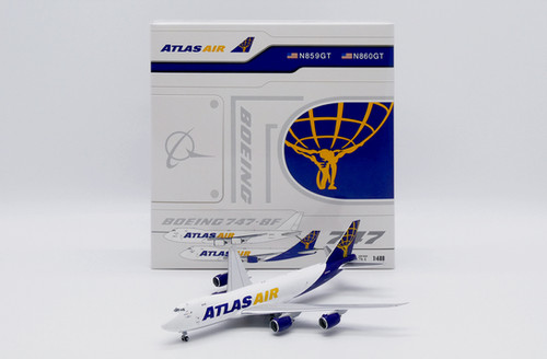 Atlas Air B747-8F Reg: N860GT "30" JC Wings Scale 1:400 Diecast model ...
