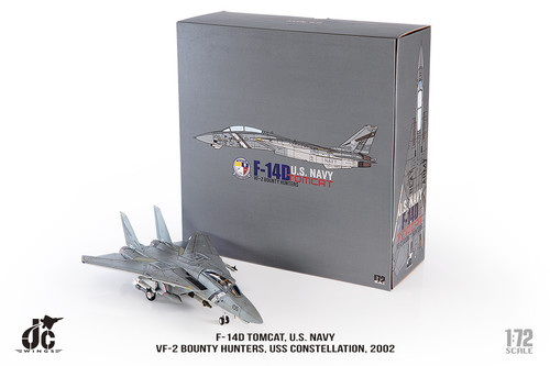 F-14D Tomcat, US Navy, VF-2 Bounty Hunters, 2002, 164342, 1/72, JCW-72 ...