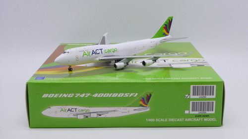 ACT Airlines B747-400(BDSF) Reg: TC-ACF Scale 1:400 JC Wings Diecast ...